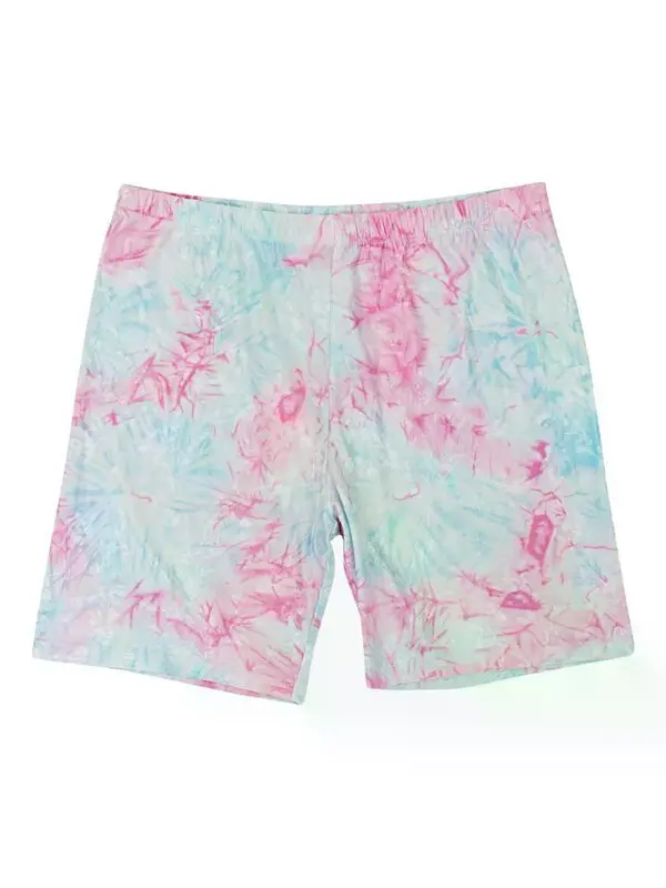 Callipygian Tie-dye Multi Shorts - Pink