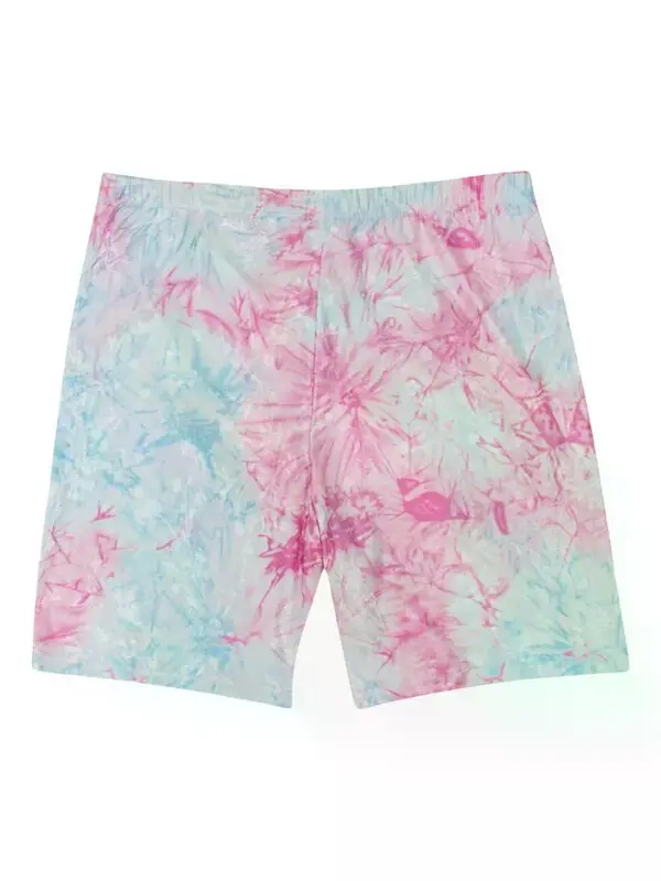 Callipygian Tie-dye Multi Shorts - Pink