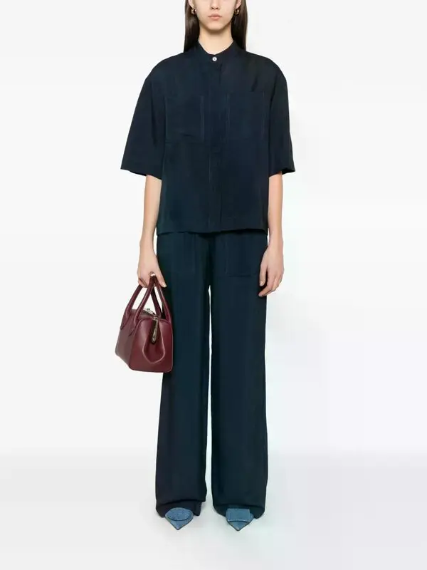 BOSS Band-collar Shirt