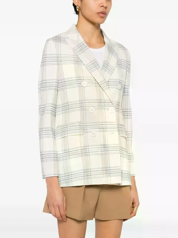 CIRCOLO 1901 Checked Double-breasted Blazer