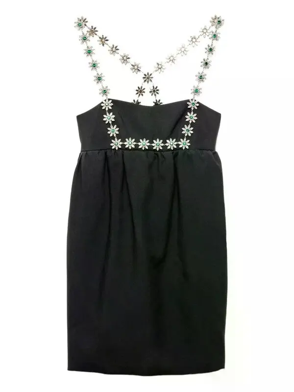 Prada Embroidered Mini Dress