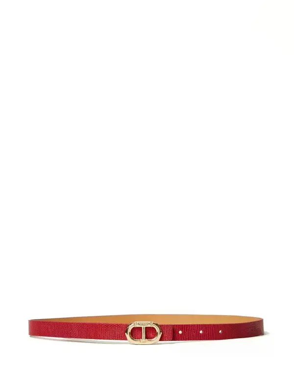 TWINSET Logo-buckle Belt - Red