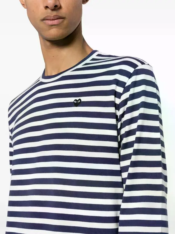 Play Comme Des Garcon Striped T-shirt