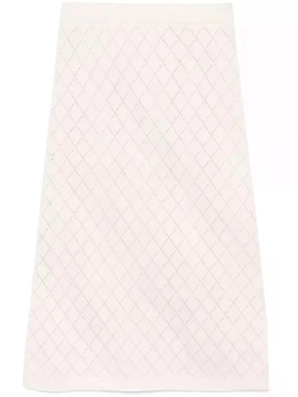 Zimmermann Illustration Midi Skirt - Pink