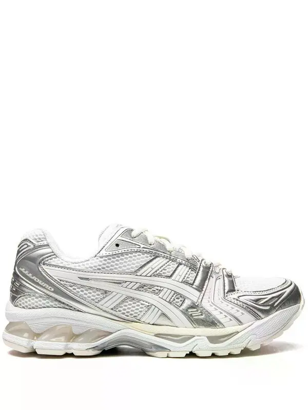 Asics X Jjjjound Gel-kayano 14 Silver Sneakers - White