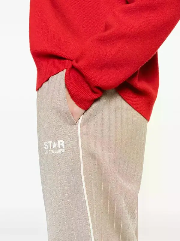 GOLDEN GOOSE Logo-print Track Pants