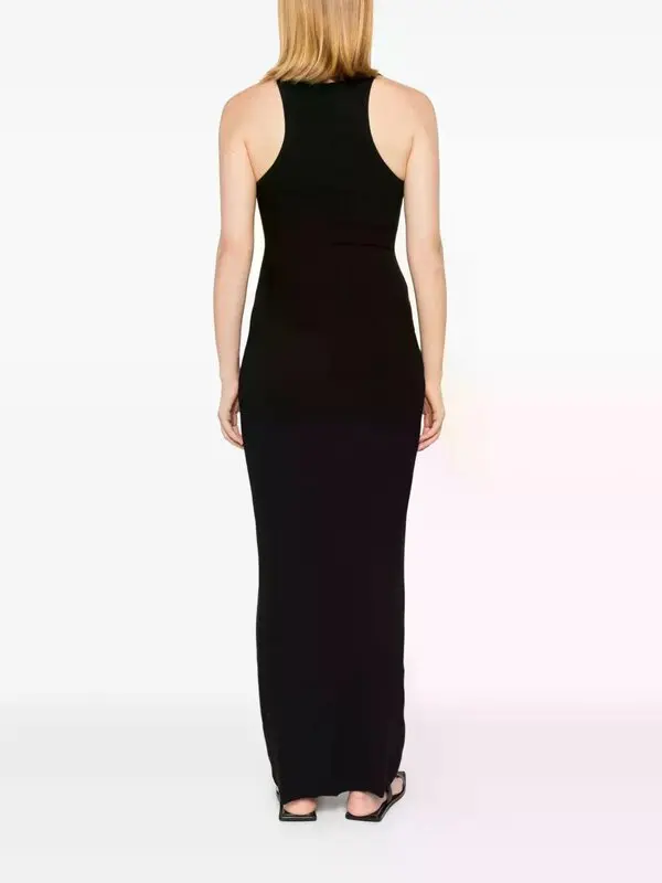 Eterne Ribbed Sleeveless Dress