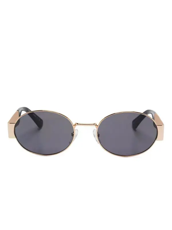 Moschino Oval-frame Sunglasses - Gold
