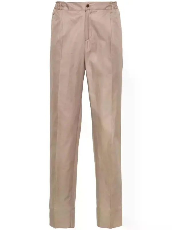 Kiton Elasticated-waistband Tapered Trousers