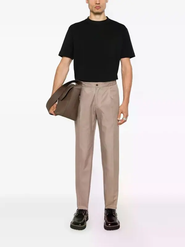 Kiton Elasticated-waistband Tapered Trousers