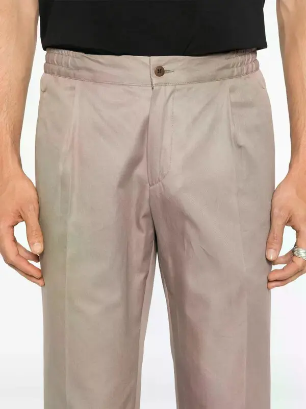 Kiton Elasticated-waistband Tapered Trousers