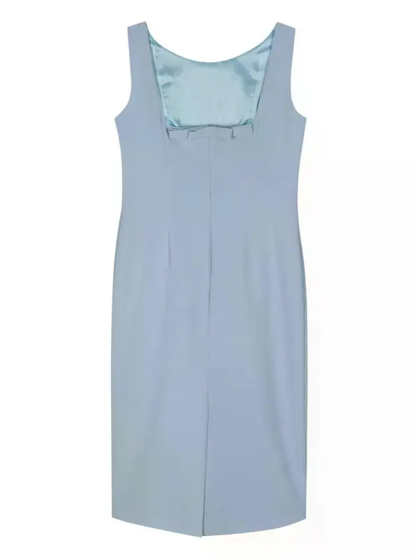 FELY CAMPO Bow-detailed Midi Dress