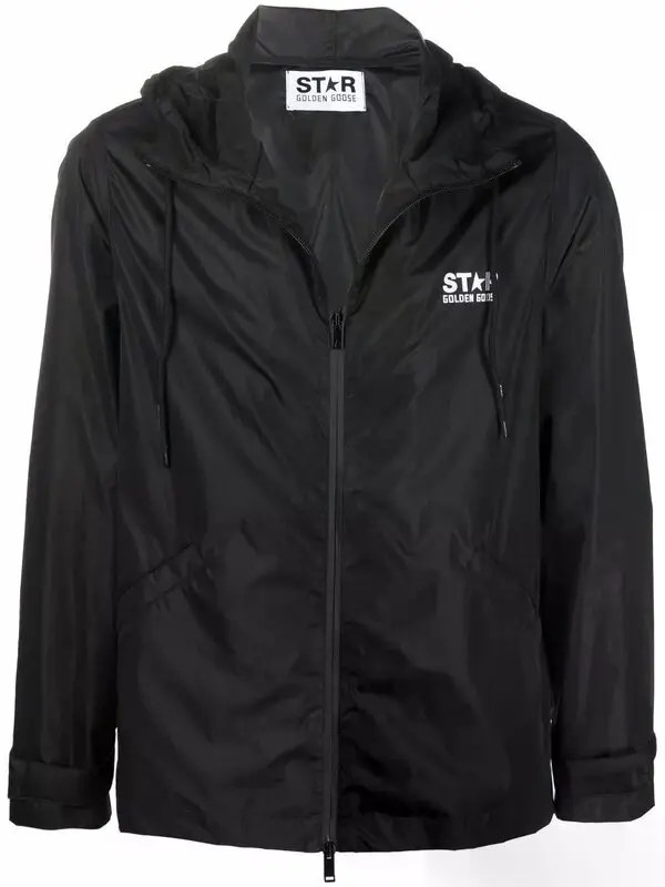 GOLDEN GOOSE Star Print Windbreaker Jacket