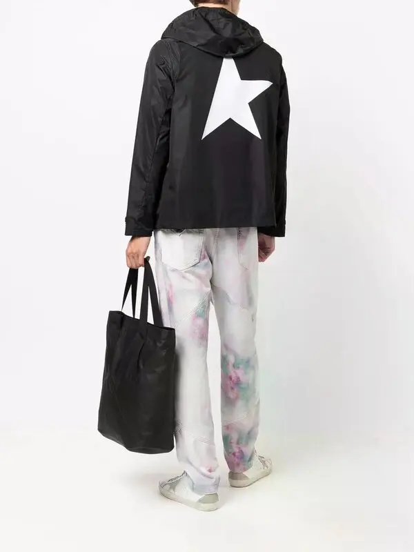 GOLDEN GOOSE Star Print Windbreaker Jacket