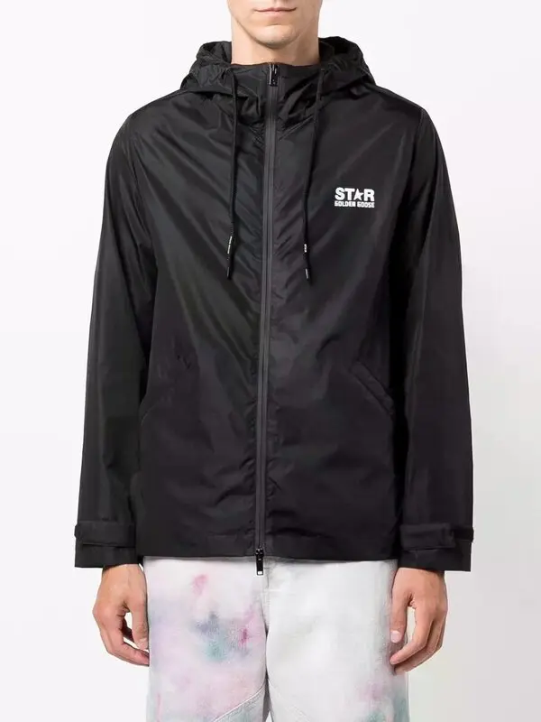 GOLDEN GOOSE Star Print Windbreaker Jacket