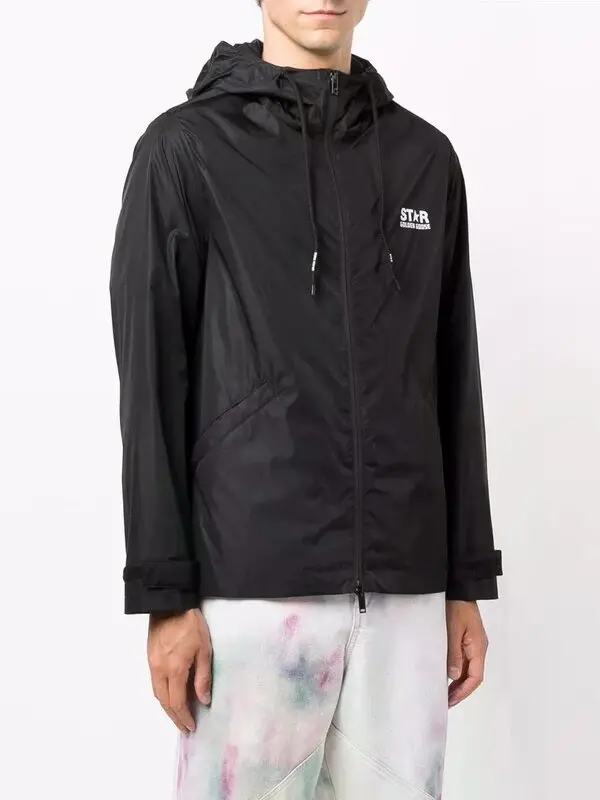 GOLDEN GOOSE Star Print Windbreaker Jacket