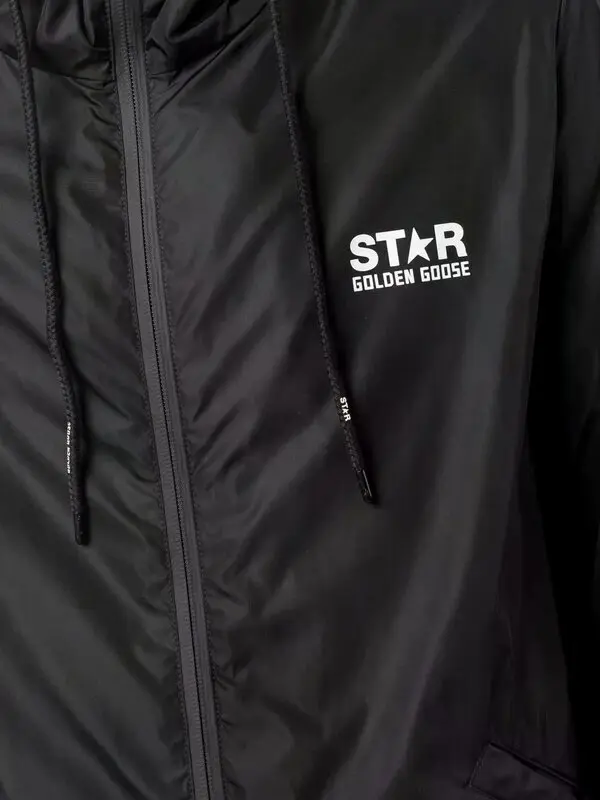 GOLDEN GOOSE Star Print Windbreaker Jacket