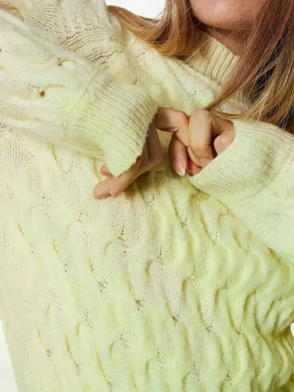 TWINSET Cable-knit Turtleneck Jumper