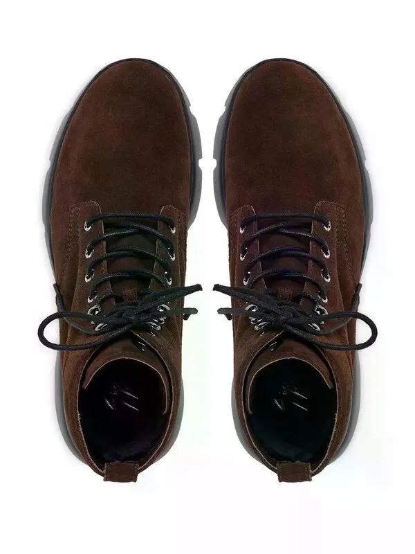 GIUSEPPE ZANOTTI Apocalypse Lace-up Boots - Brown