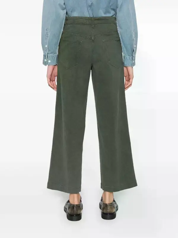 Aspesi Twill Cropped Trousers