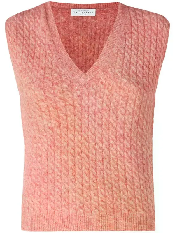 BALLANTYNE Cable-knit Vest