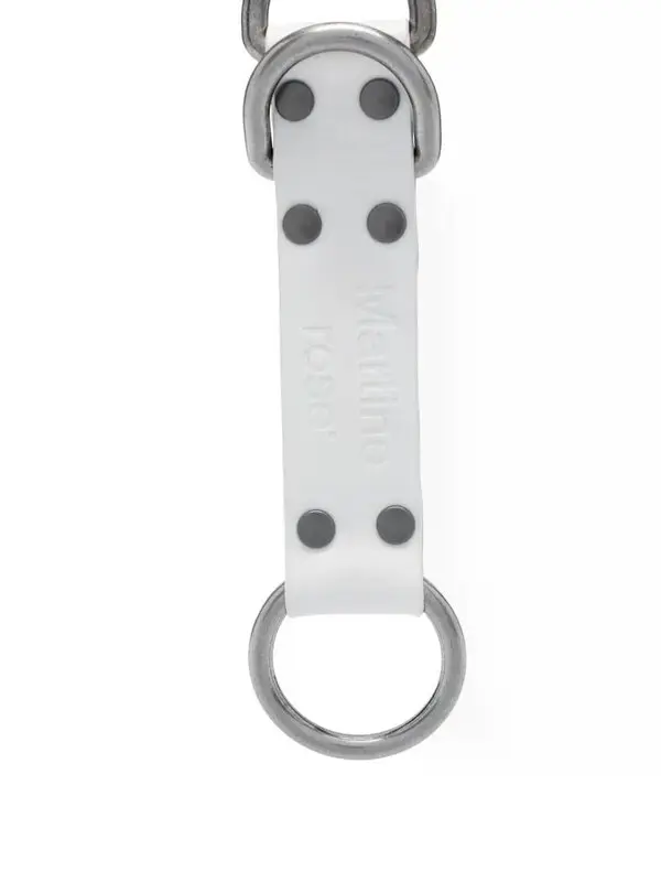Martine Rose Bondage Keychain - White