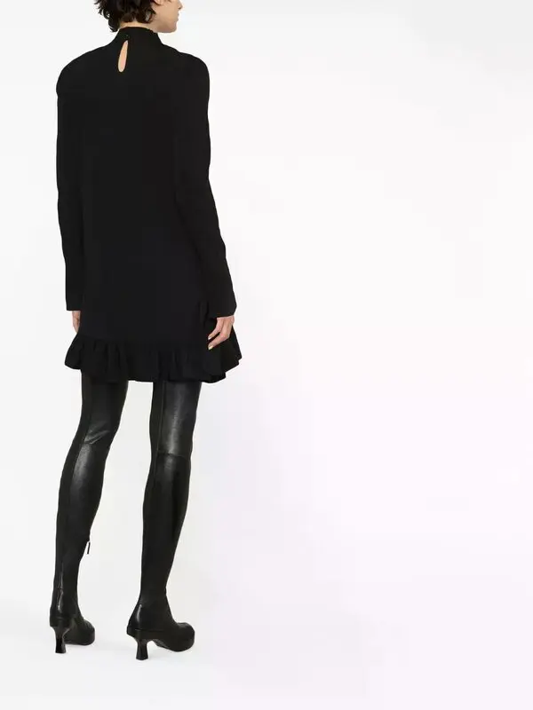 Rabanne Frilled-hem Short Dress