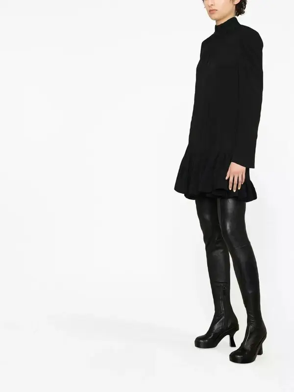 Rabanne Frilled-hem Short Dress