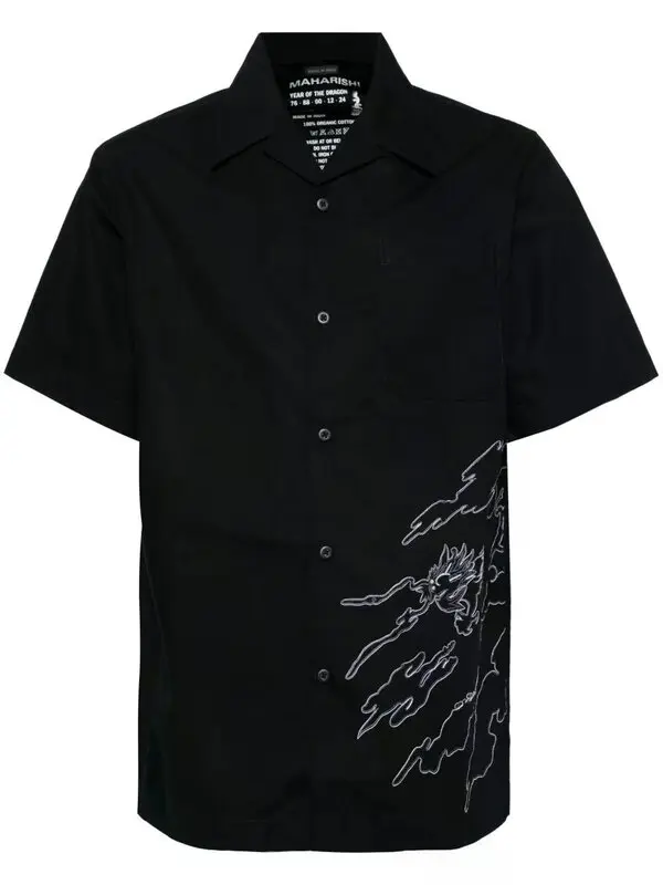 MAHARISHI Cloud Dragon Shirt - Black