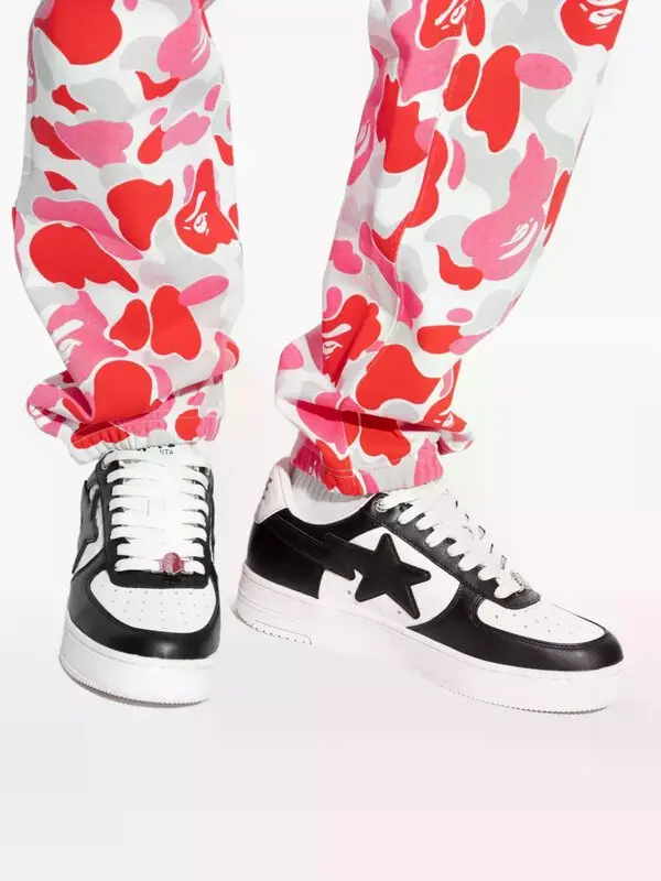 A BATHING APE Star Patch Low-top Sneakers