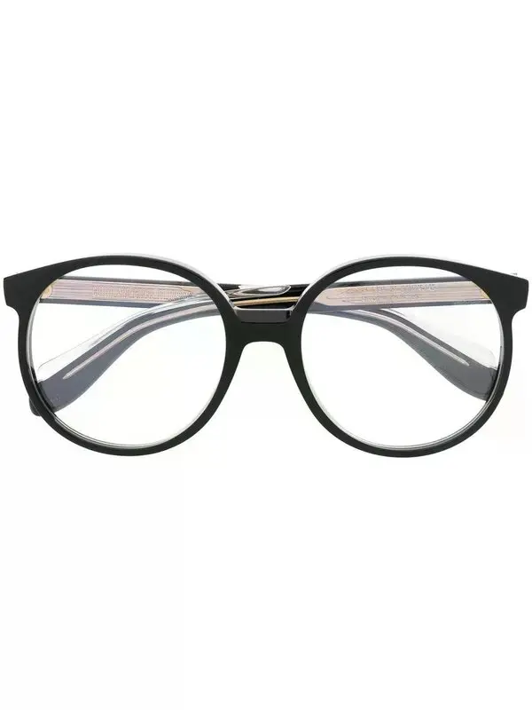 CUTLER & GROSS Round-frame Glasses - Black