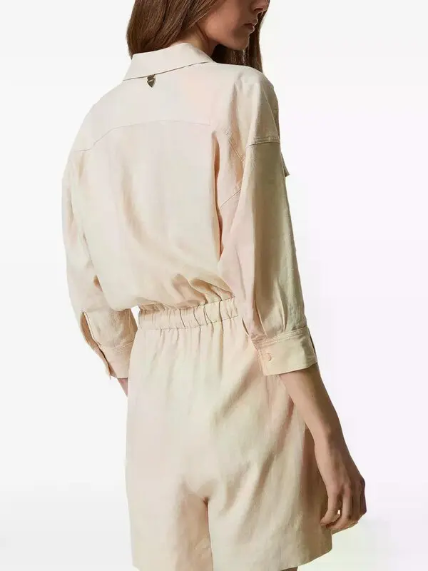 TWINSET Logo-plaque Playsuit