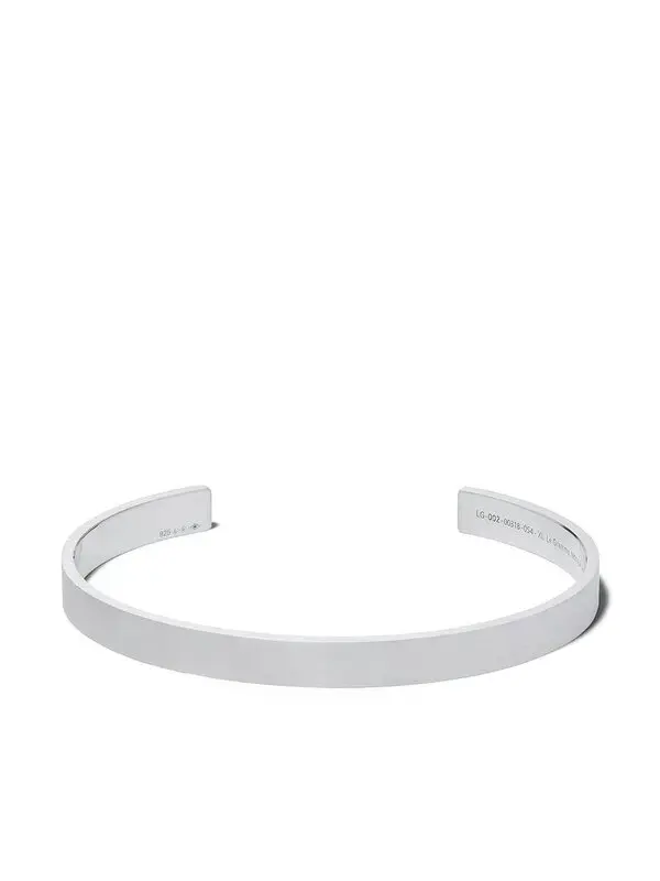 Le Gramme 21 Grams Ribbon Bracelet - Silver
