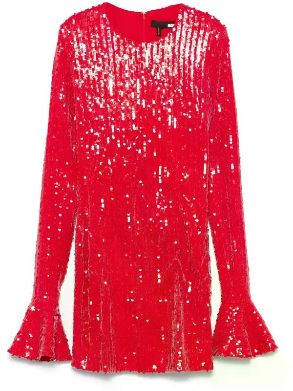 ROTATE BY BIRGER CHRISTENSEN Sequin Embellished Mini Dress