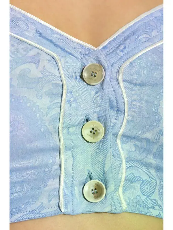 Etro Printed Cropped Top