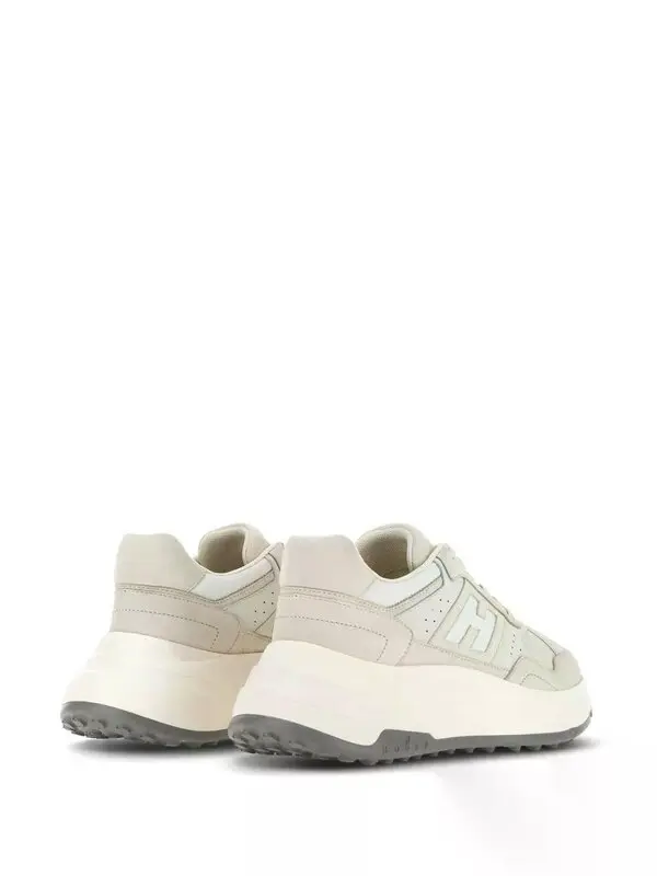 Hogan H669 Lace-up Leather Shoes - Neutrals