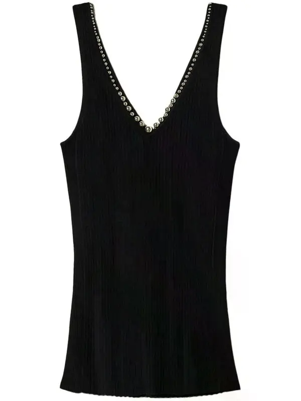 TWINSET Bead-embellished Knit Top