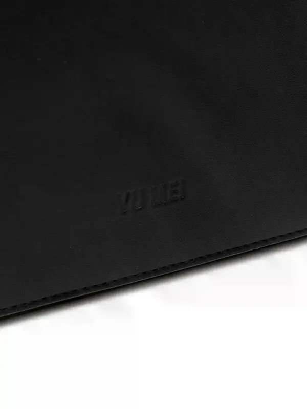YU MEI Debossed-logo Lambskin Laptop Bag