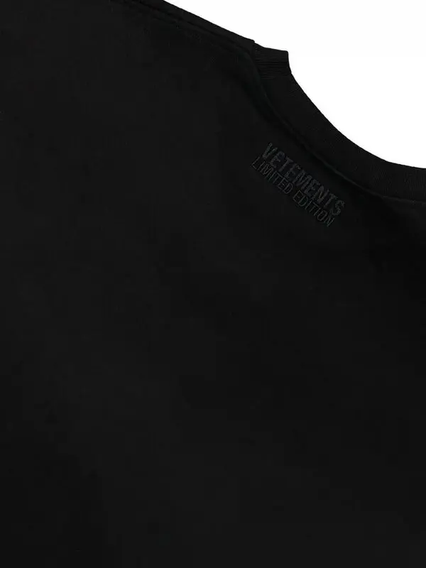 Vetements Logo Embroidered Crewneck Sweatshirt