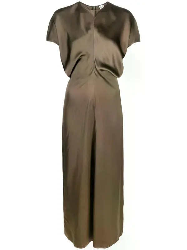TOTEME Slouch Waist Maxi Dress - Green