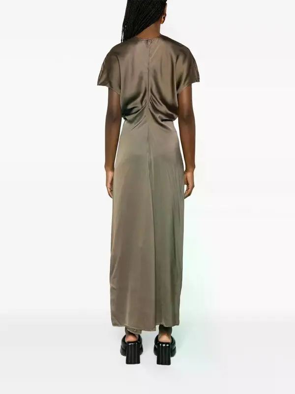 TOTEME Slouch Waist Maxi Dress - Green