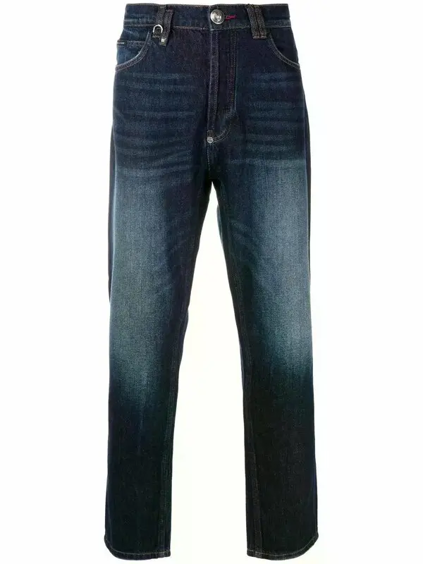 Philipp Plein Carrot Fit Iconic Plein Straight-leg Jeans