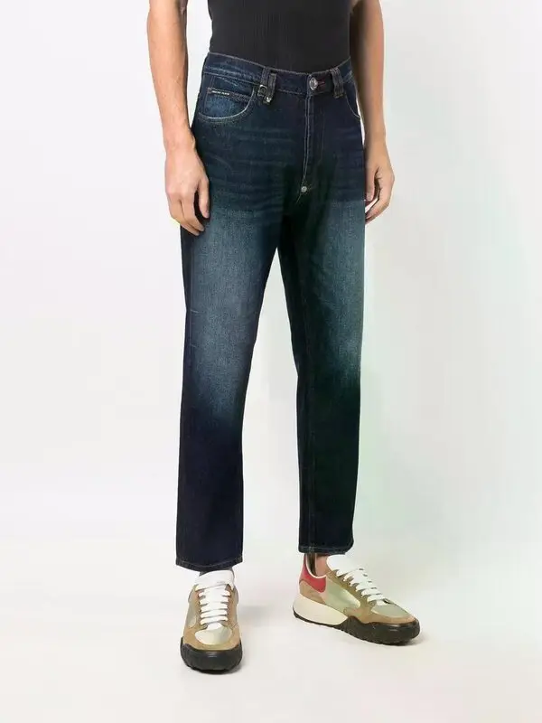 Philipp Plein Carrot Fit Iconic Plein Straight-leg Jeans