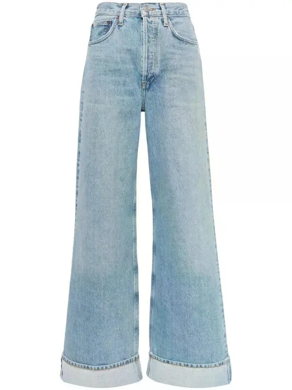 AGOLDE Dame High-rise Wide-leg Jeans