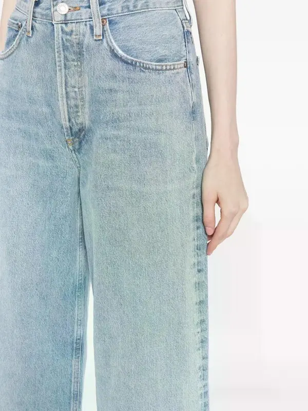 AGOLDE Dame High-rise Wide-leg Jeans