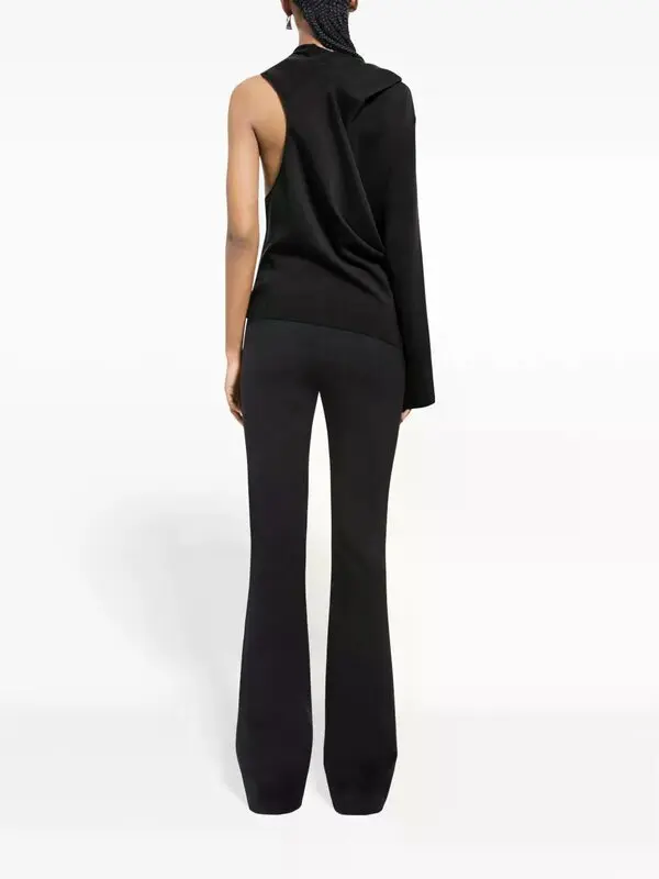 COURREGES Off-shoulder Knitted Top