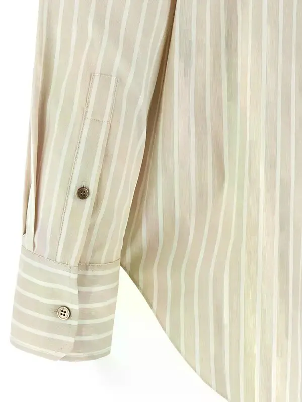 Theory Striped Button-up Shirt