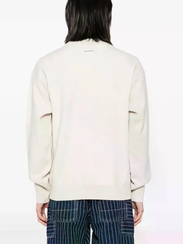 AAPE BY *A BATHING APE Moonface Logo Jumper - Neutrals