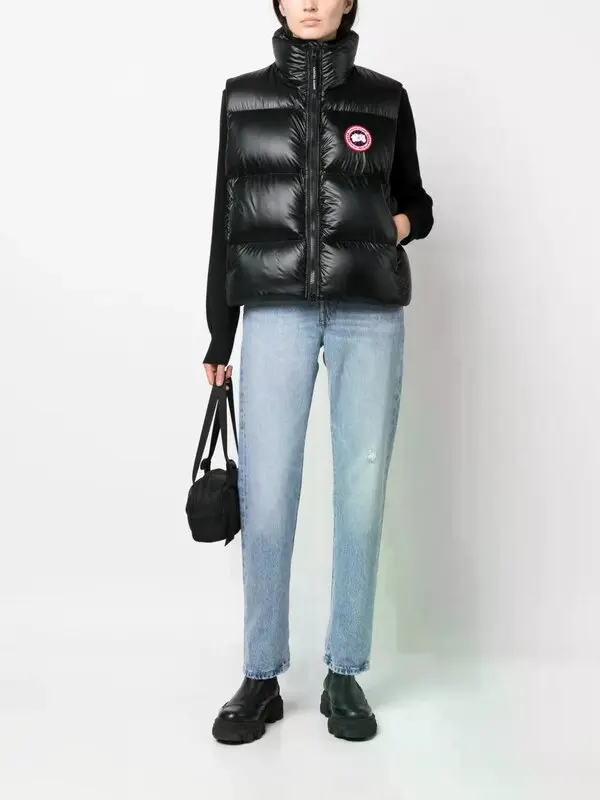 Canada Goose Cypress Logo-patch Puffer Vest - Black