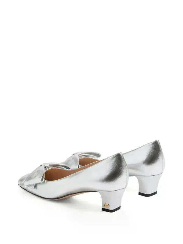 Valentino Garavani Bow Detail Pumps - Silver